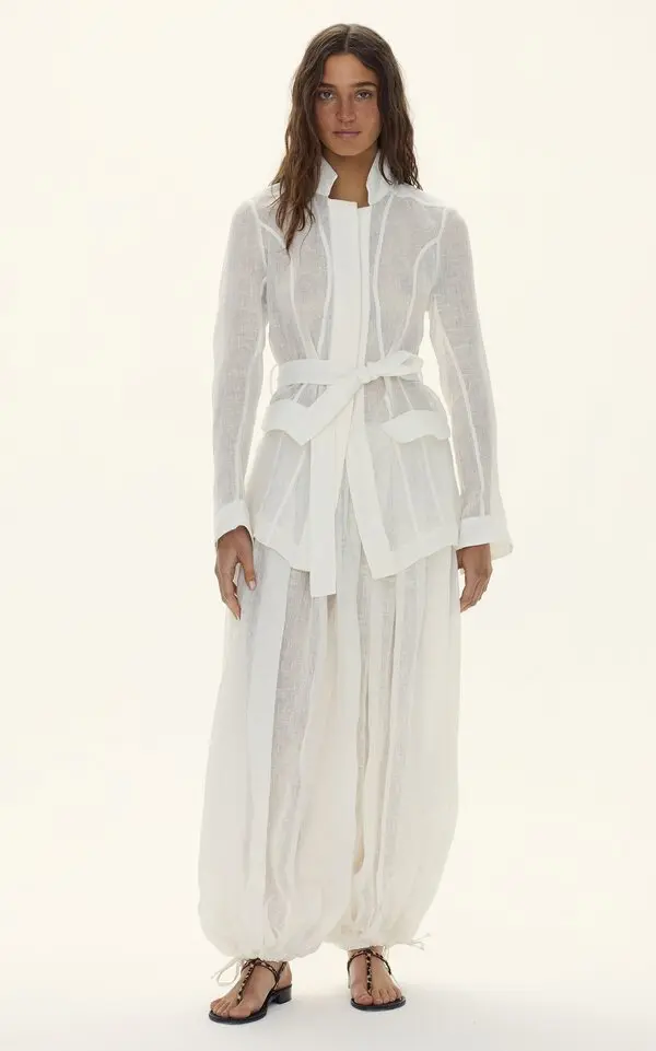 CURATORIA Ambar Linen Gauze Pants