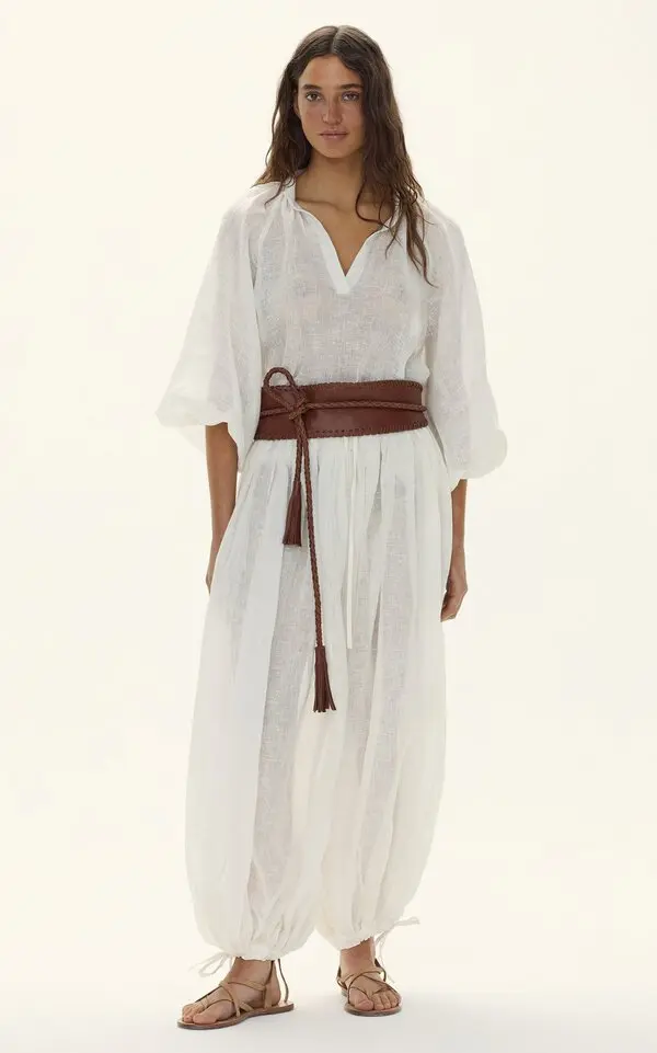CURATORIA Ambar Linen Gauze Pants