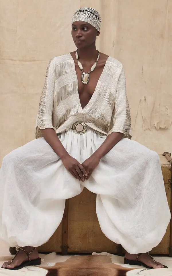 CURATORIA Ambar Linen Gauze Pants