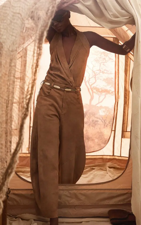 CURATORIA Montura Suede Pants