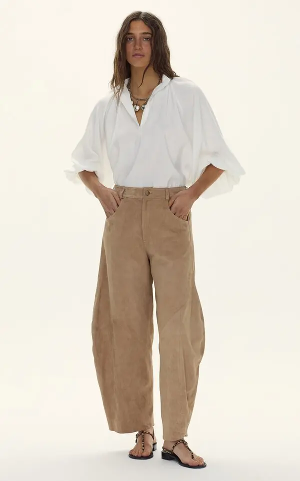 CURATORIA Montura Suede Pants