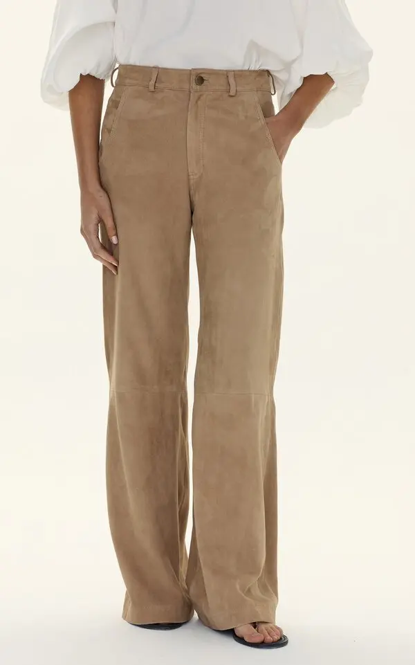 CURATORIA Rivero Suede Pants