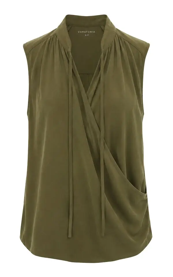 CURATORIA Delta Top - Olive