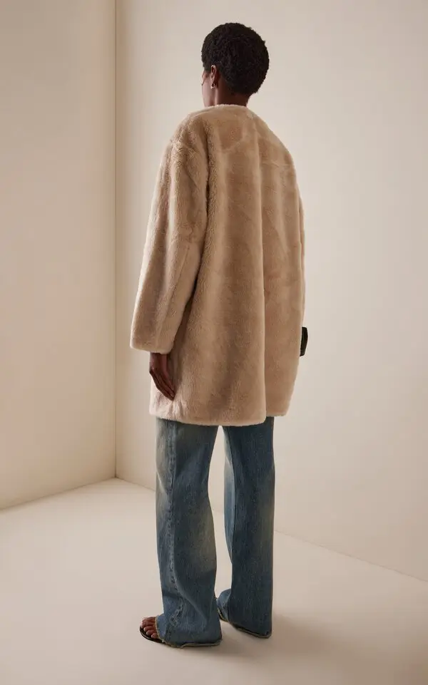 Citizens Of Humanity Martina Long Sherpa-wool Coat