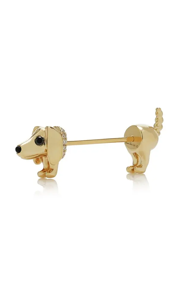 Yvonne Léon Dachshund 18k Yellow Pin
