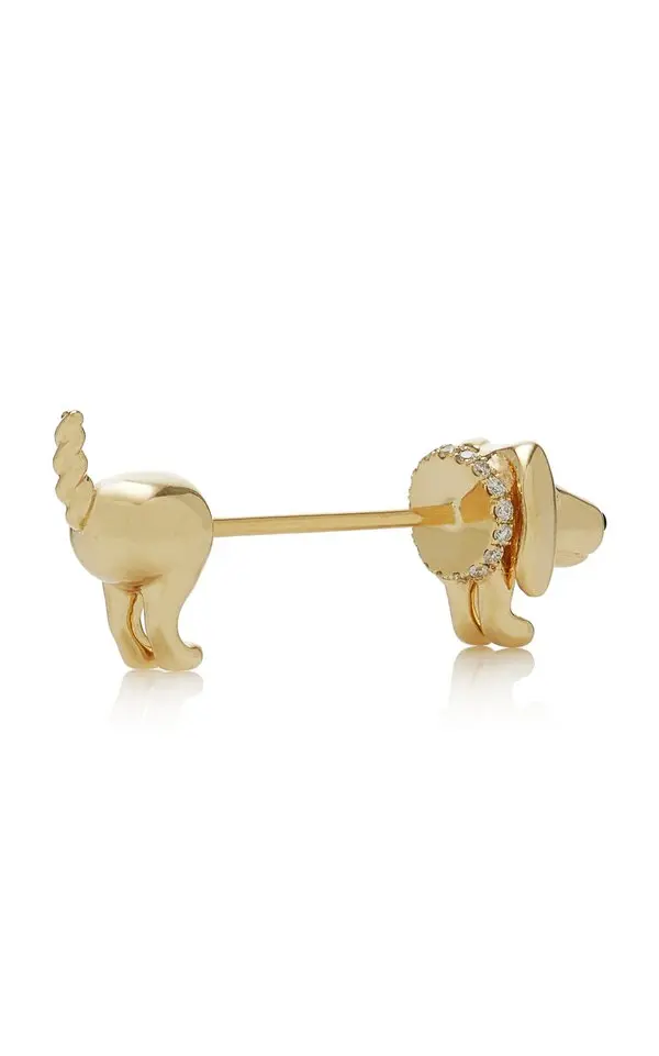 Yvonne Léon Dachshund 18k Yellow Pin
