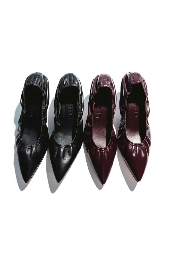 Studio Amelia Rhodes 90 Leather Pumps
