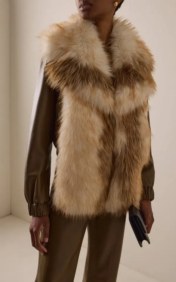 Apparis Mia Faux Fox Fur Collar