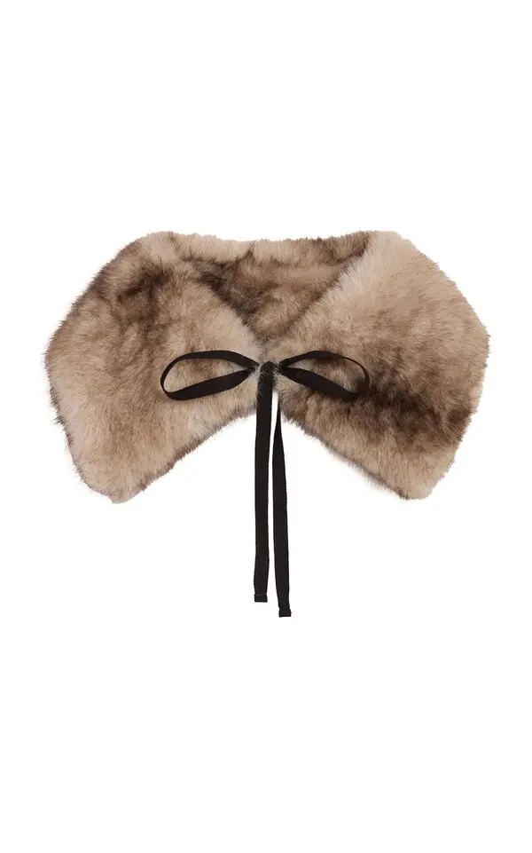 Apparis Eliza Faux Mink Fur Collar