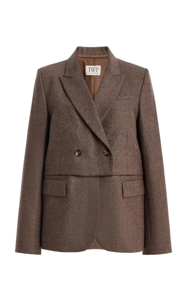 TWP Two Faced Wool Flannel Blazer