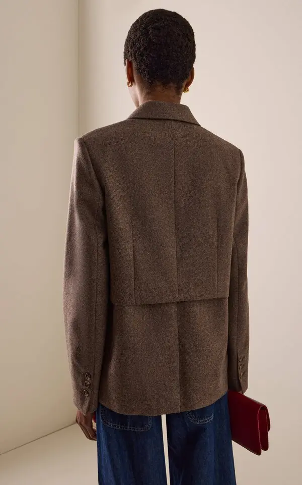 TWP Two Faced Wool Flannel Blazer