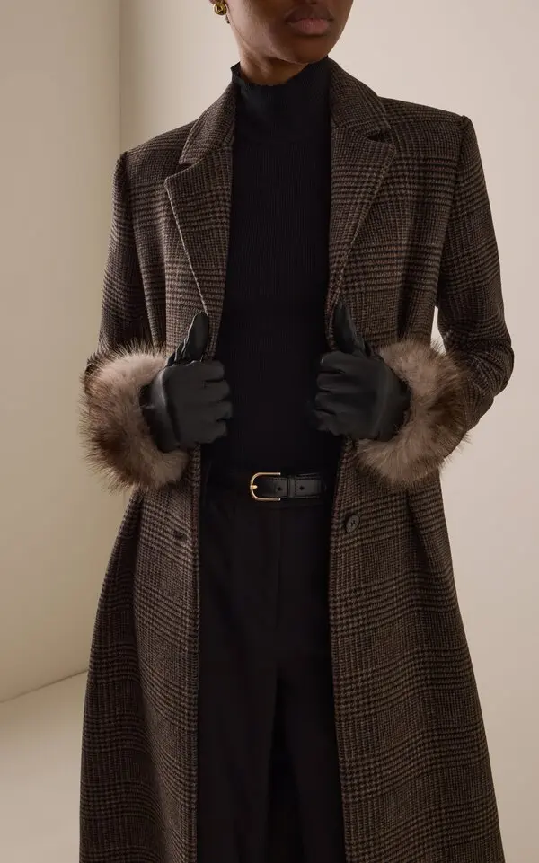 Apparis Betty Faux Mink Gloves