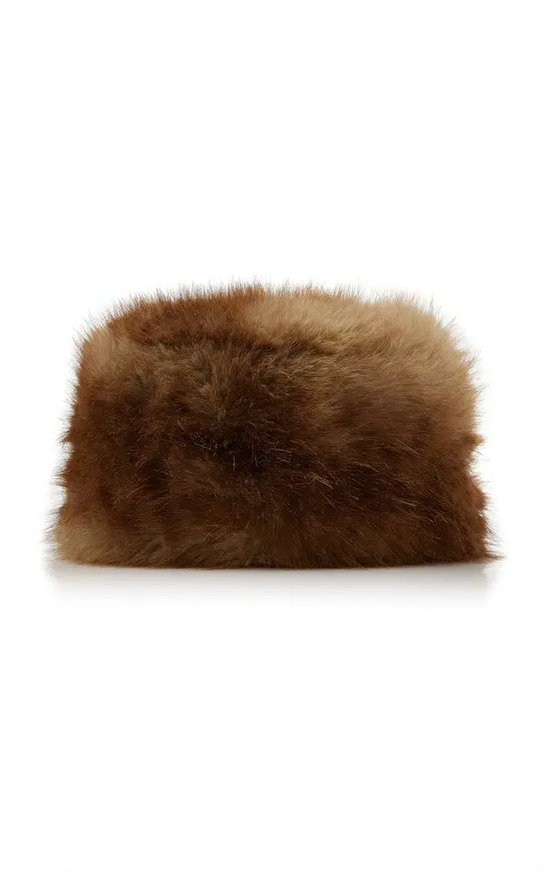 Apparis Margot Pillbox Faux Fur Hat
