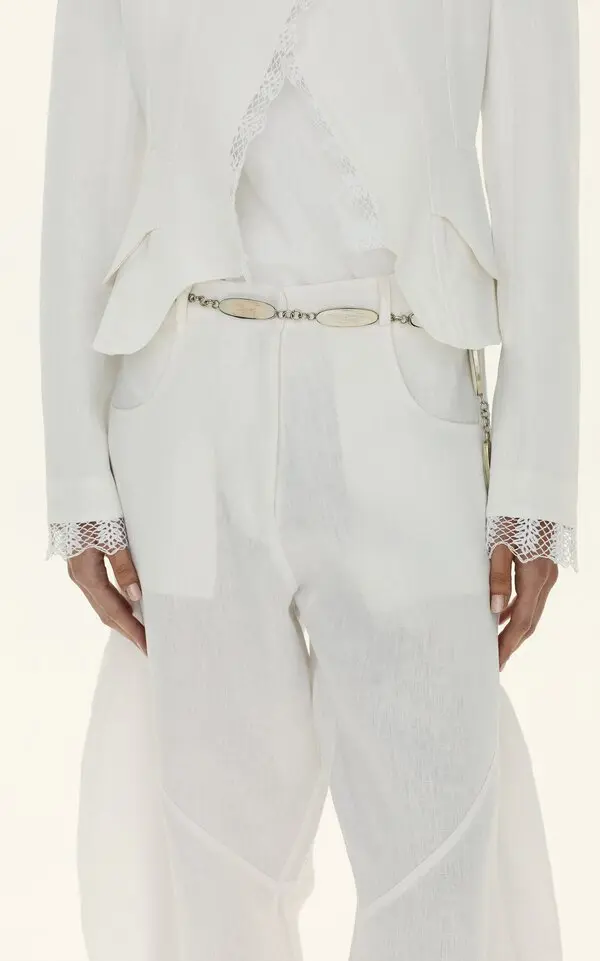 CURATORIA Niebla Linen-cotton Randa Jacket