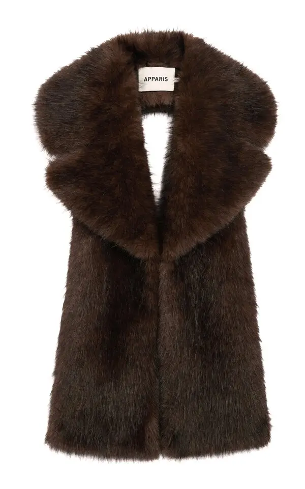 Apparis Mia Faux Sable Fur Collar
