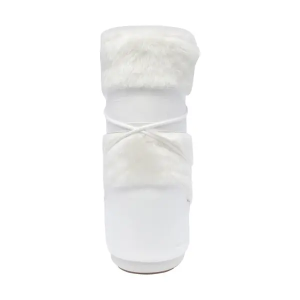Moon Boot Icon Faux Fur Boots - White