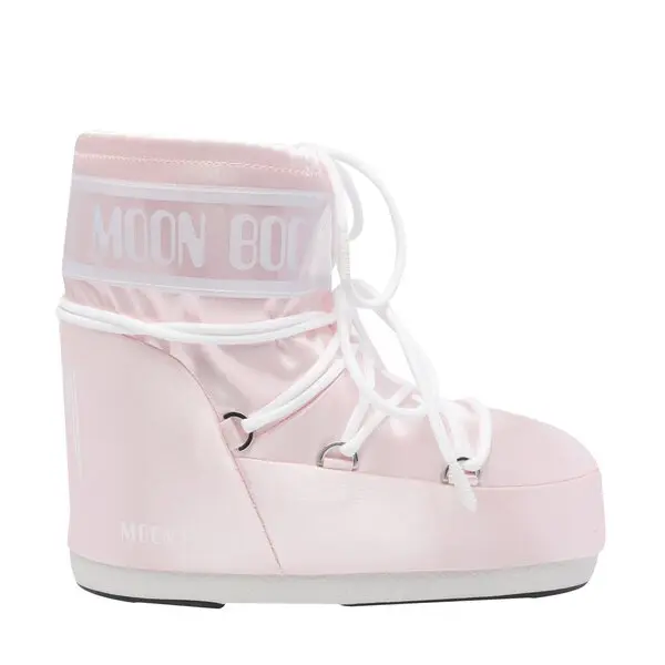 Moon Boot Icon Low Pearly Booties - Pink