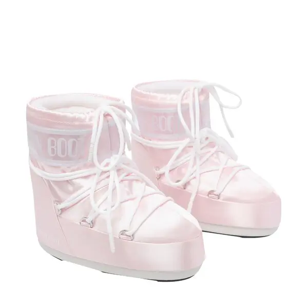 Moon Boot Icon Low Pearly Booties - Pink