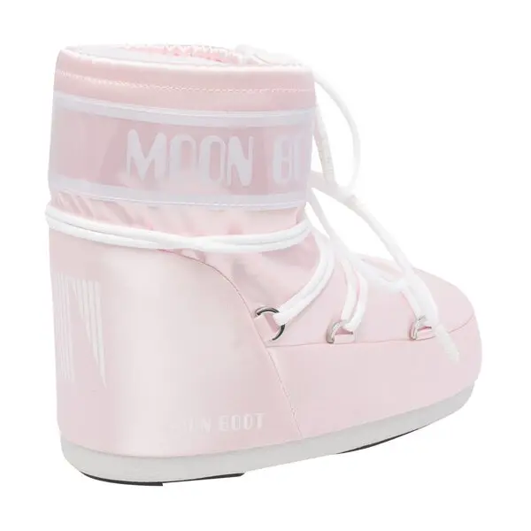 Moon Boot Icon Low Pearly Booties - Pink