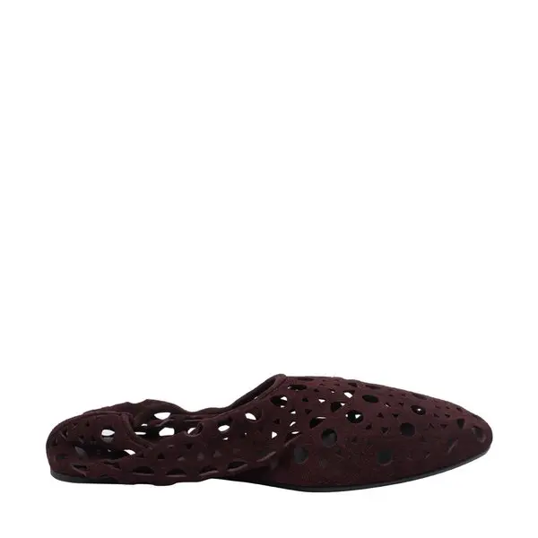 Alaïa Suede Vienne Flats - Red