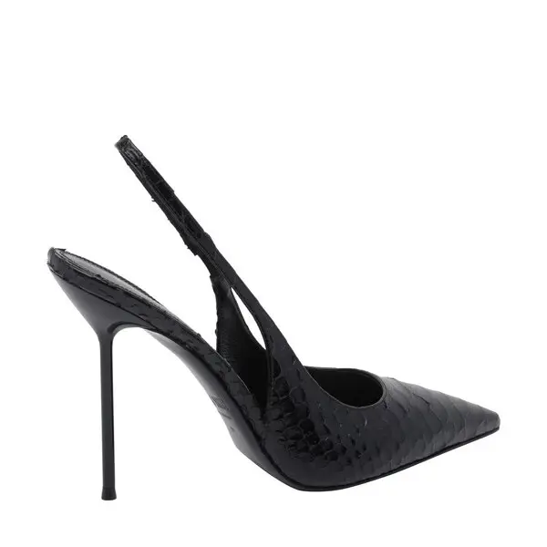 Paris Texas Lidia Pump Slingback - Black