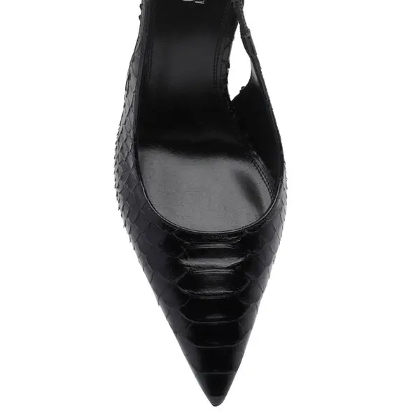 Paris Texas Lidia Pump Slingback - Black