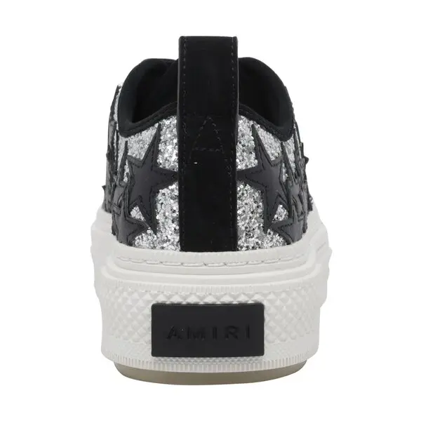 Amiri Glitter Star Court Sneakers - Gray