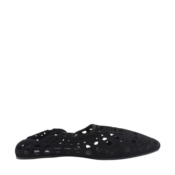 Alaïa Vienne Suede Slippers - Black