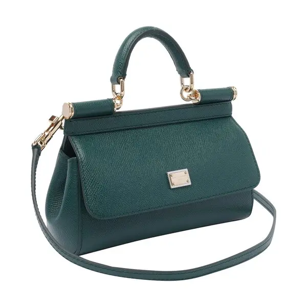 Dolce & Gabbana Small Sicily Handbag - Green