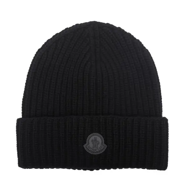 Moncler Logo Patch Beanie