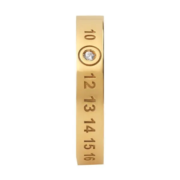 MAISON MARGIELA Numerical Logo Diamond Ring