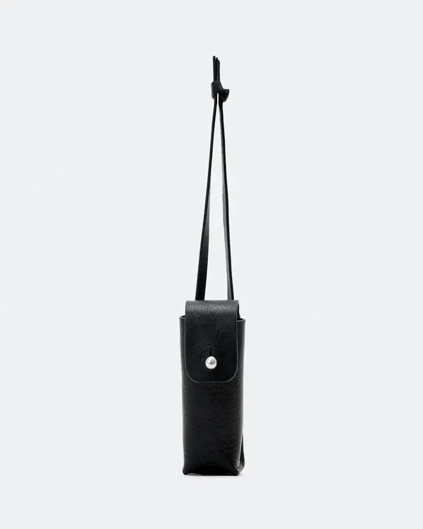 ALLSAINTS Stud Leather Lipstick Case