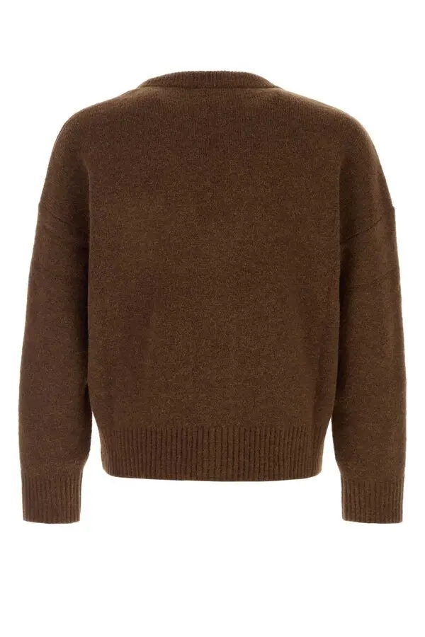 AMI Paris Stretch Alpaca Blend Cardigan