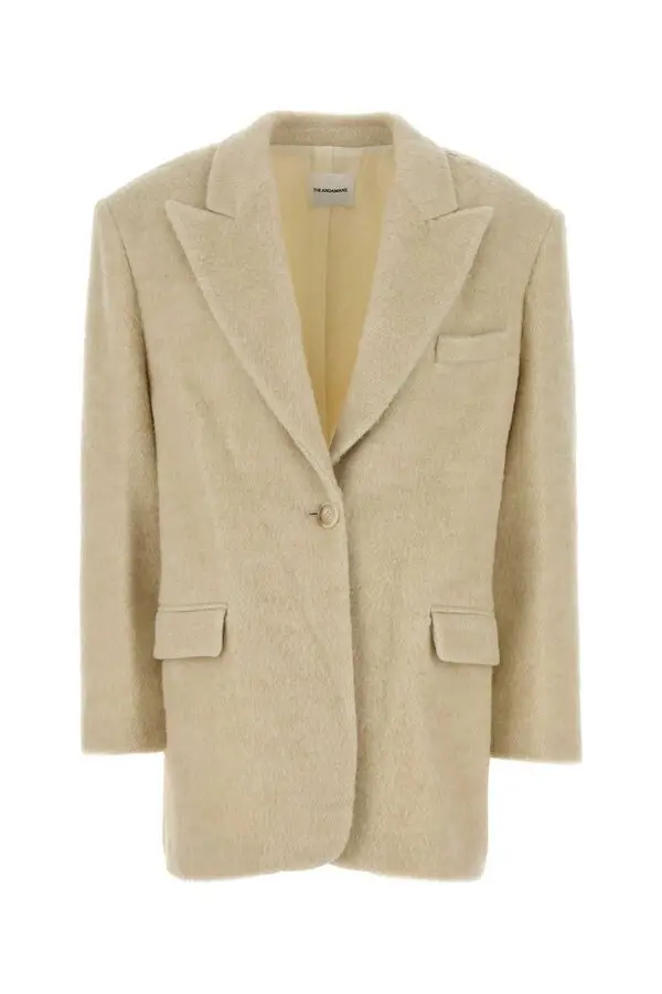 Andamane Sand Acrylic Blend Coat