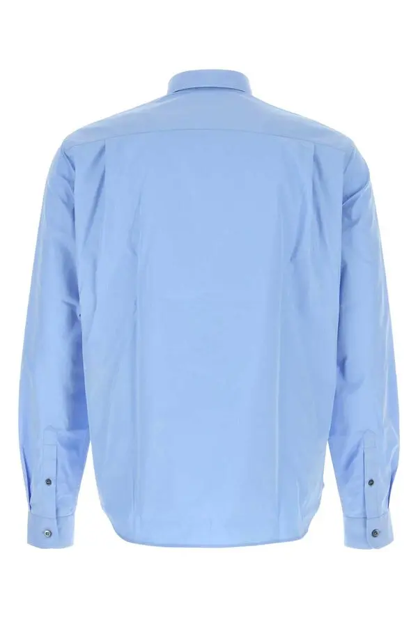 Prada Cerulean Poplin Shirt - Blue