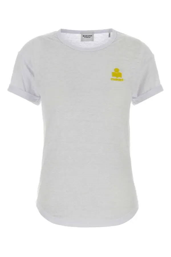 Isabel Marant Étoile Linen Koldia T-shirt - White