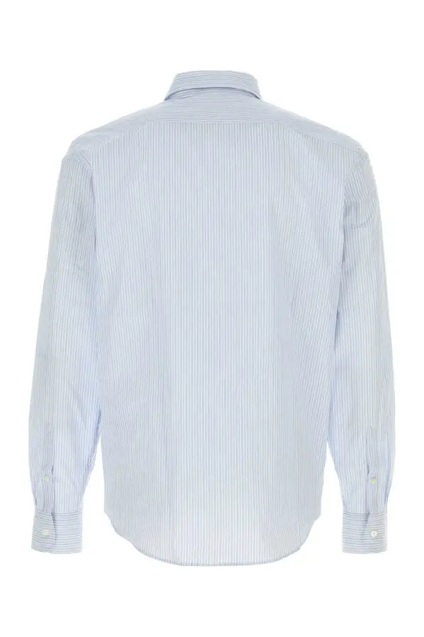 Prada Embroidered Poplin Shirt