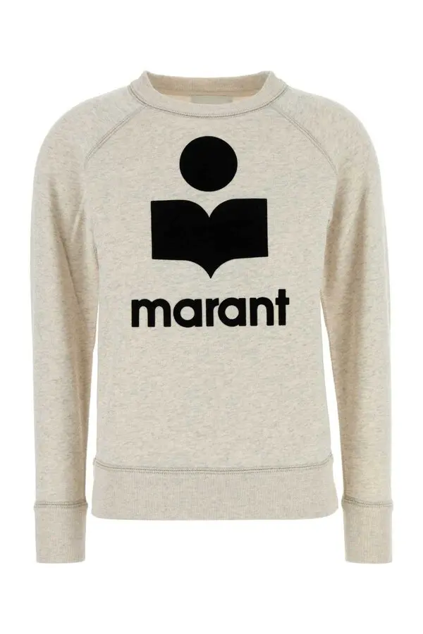Isabel Marant Étoile Melange Sand Cotton Blend Millyny Sweatshirt - Brown