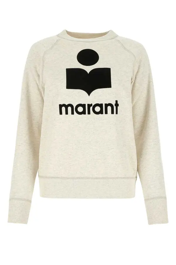 Isabel Marant Étoile Melange Sand Cotton Blend Milly Sweatshirt - Brown