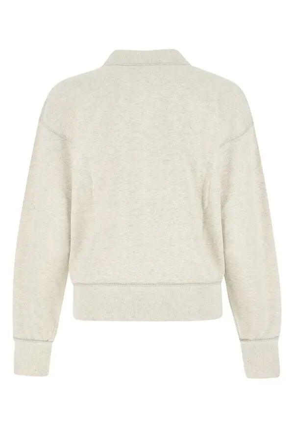 Isabel Marant Étoile Melange Sand Cotton Blend Moby Sweatshirt - Brown