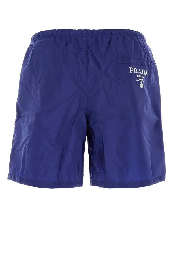 Prada Re-nylon Swimming Shorts - Blue