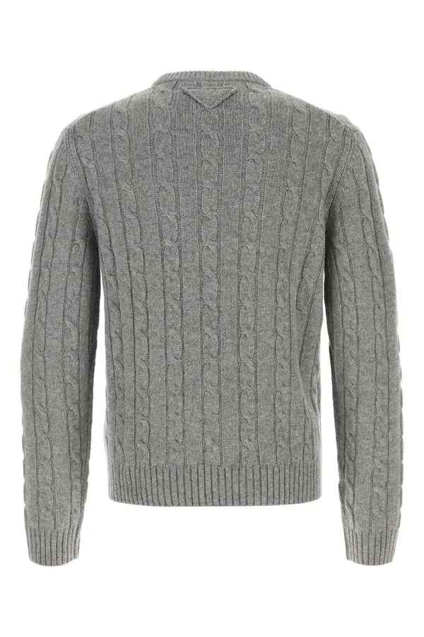 Prada Grey Cashmere Sweater