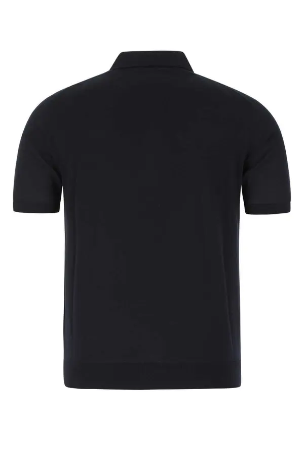 Prada Midnight Wool Polo Shirt