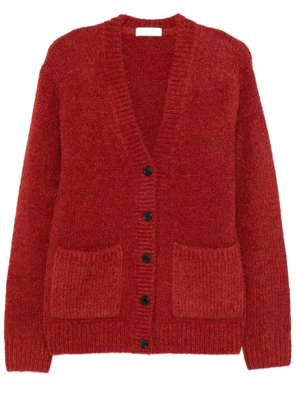 Dries Van Noten Alpaca Blend Cardigan With V-neck