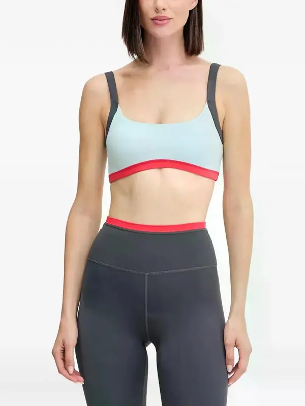 P.E Nation Colour-block Sports Bra - Blue