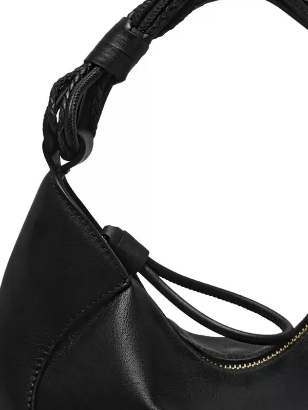 AIGNER Small Giara Braided-handle Leather Tote Bag