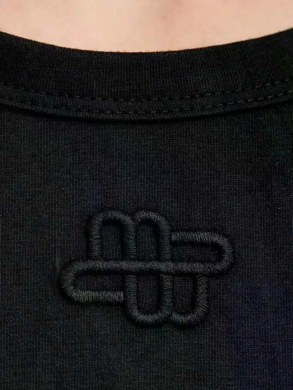 Munthe Tylie Embroidered-detail Cotton T-shirt