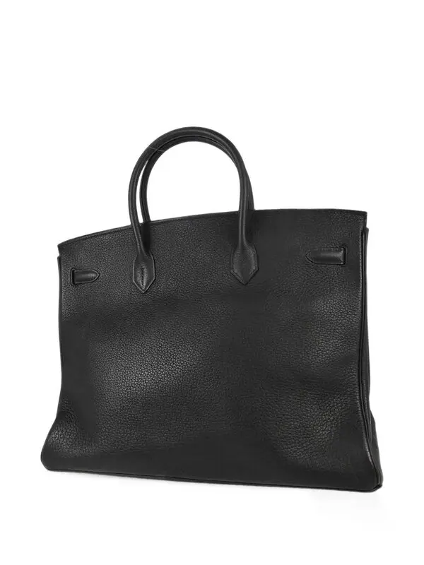 Hermès 2003 Togo Birkin 40 Tote Bag - Black