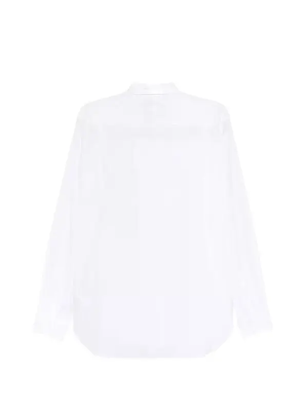 Comme Des Garçons Draped-detail Poplin Shirt