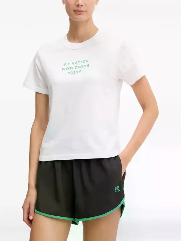 P.E Nation Logo-print T-shirt